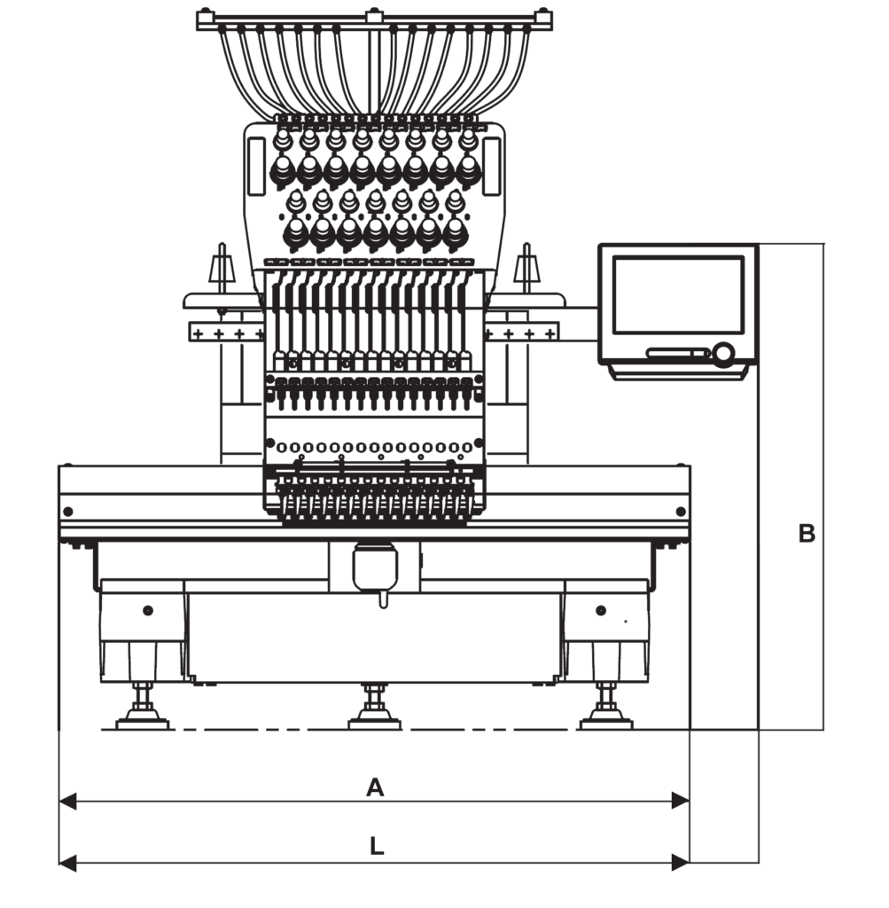 Texmac's HCD3e-X1501 Extended Field Embroidery Machine