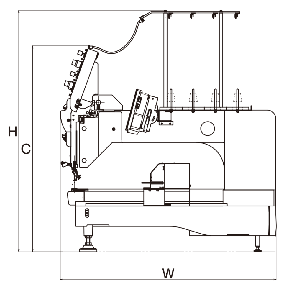 Texmac's HCD3e-X1501 Extended Field Embroidery Machine