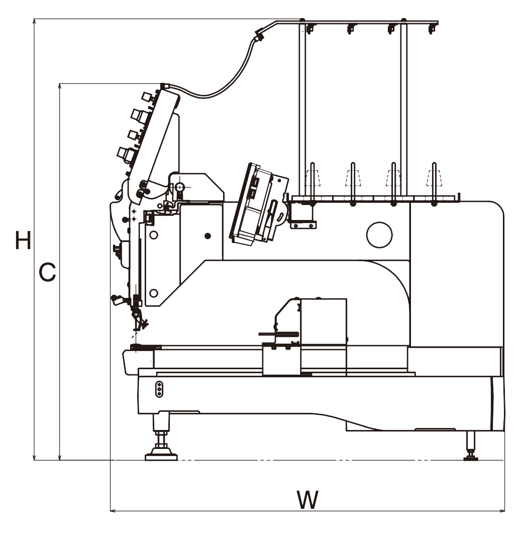 Texmac's HCD3e-1501 Embroidery Machine