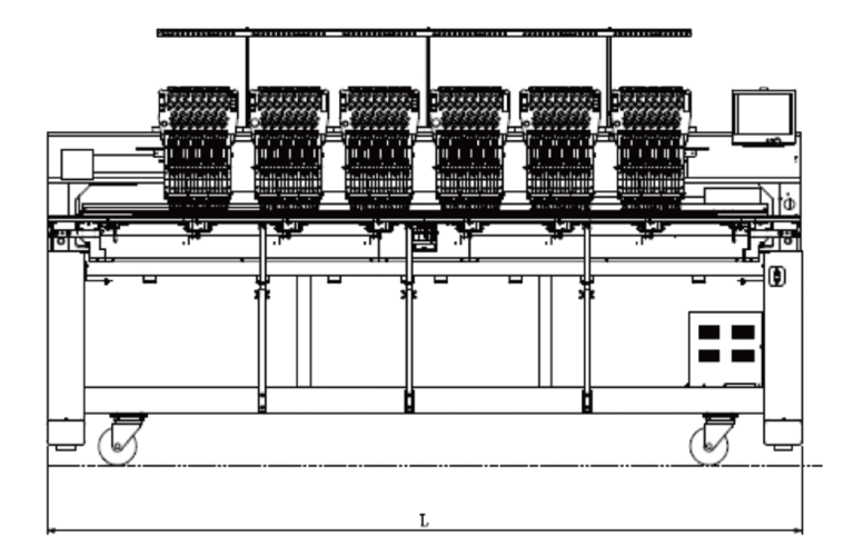 Texmac's HCR3-1506 Embroidery Machine