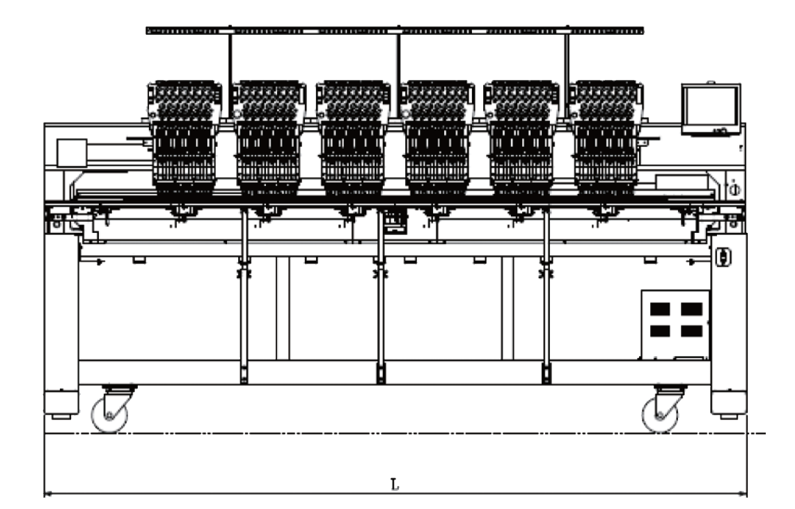 Texmac's HCR3-1506 Embroidery Machine