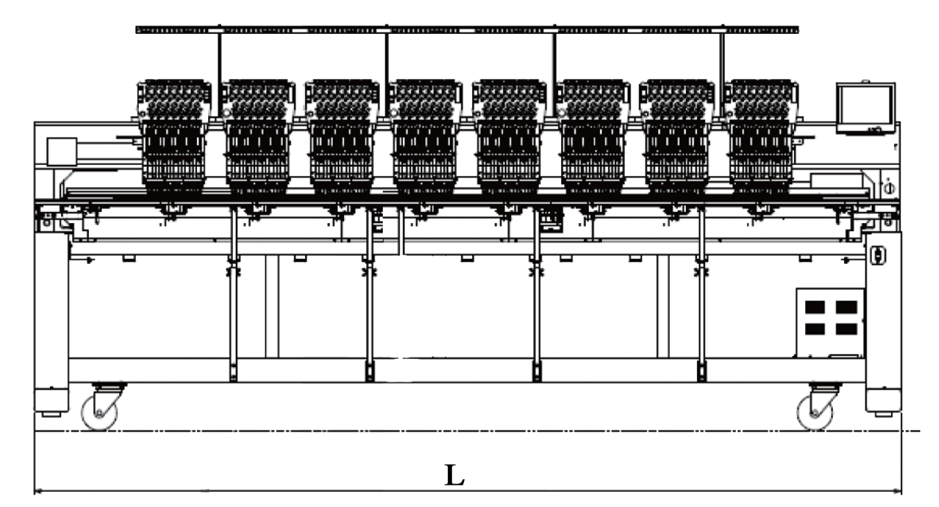 Texmac's HCR3-1508 Embroidery Machine