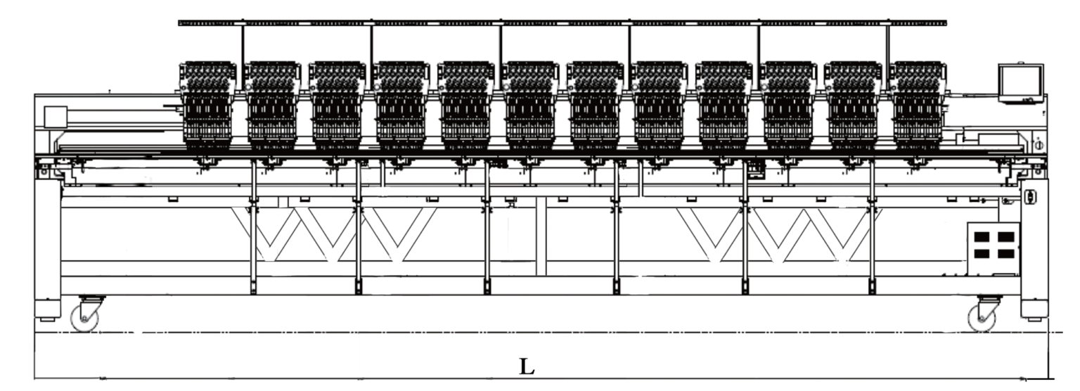Texmac's HCR3-1512 Embroidery Machine