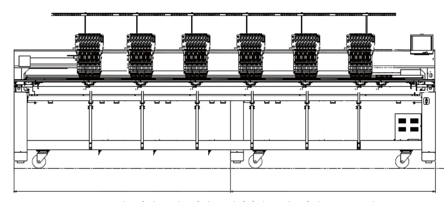 Texmac's HCR3-X1506 Embroidery Machine