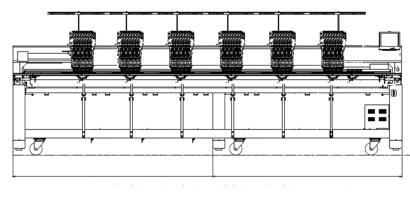 Texmac's HCR3-X1506 Embroidery Machine